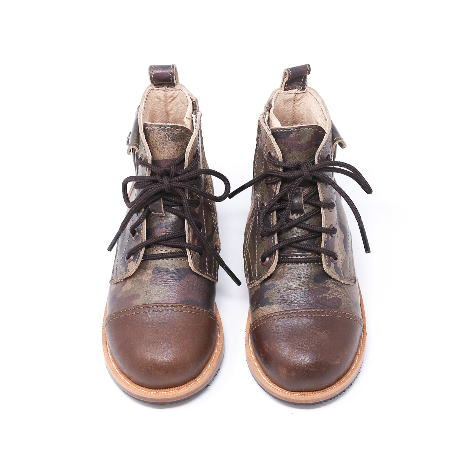 MK2016 - Heirloom Luxe Boots Camo Cafe [Children Leather Boots ...