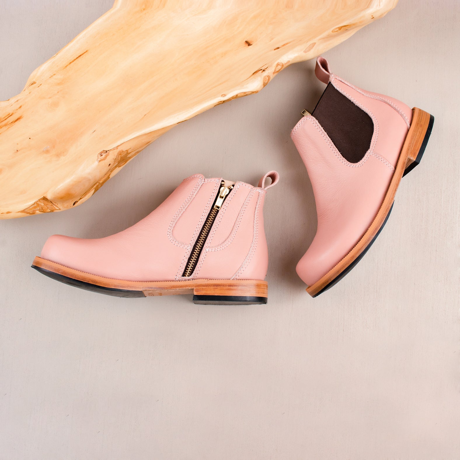 MK22778 - Chelsea Hawks Boots Rosewood [Children's Leather Boots ...