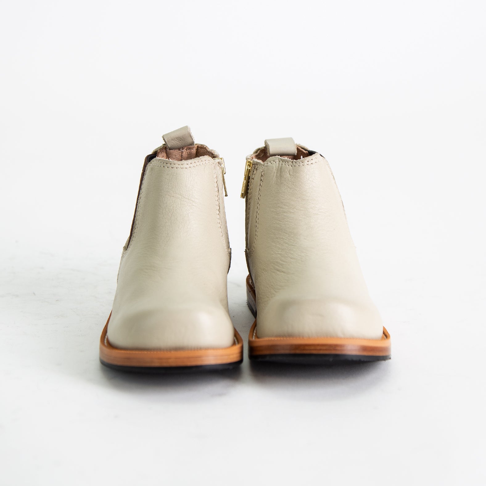 MS0558 - Chelsea Hawks Boots Bone SAMPLE | Sustainable Fashion made by ...