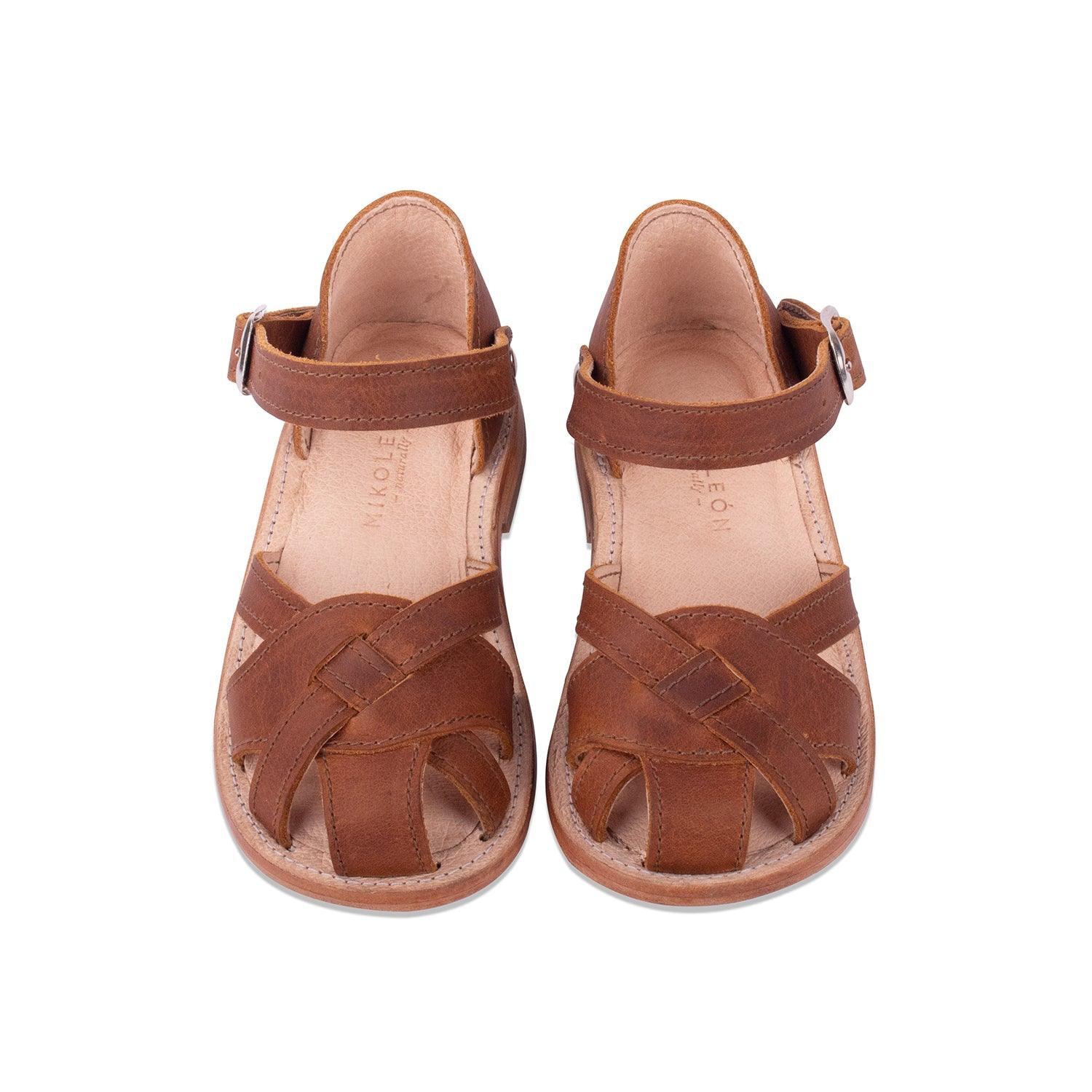 Shop Kid's Leather Sandals at Mikoleon | Mikoleon